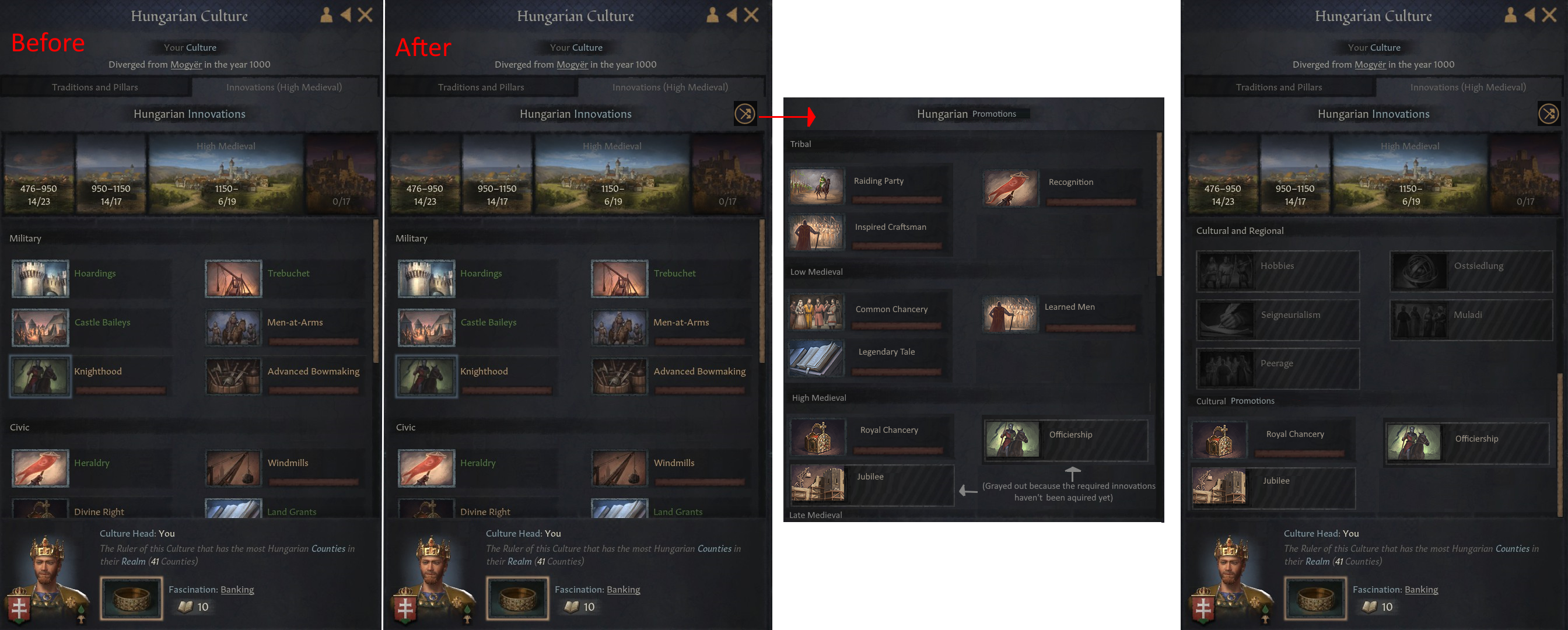 Repeatable Innovations/Cultural Promotions | Paradox Interactive Forums